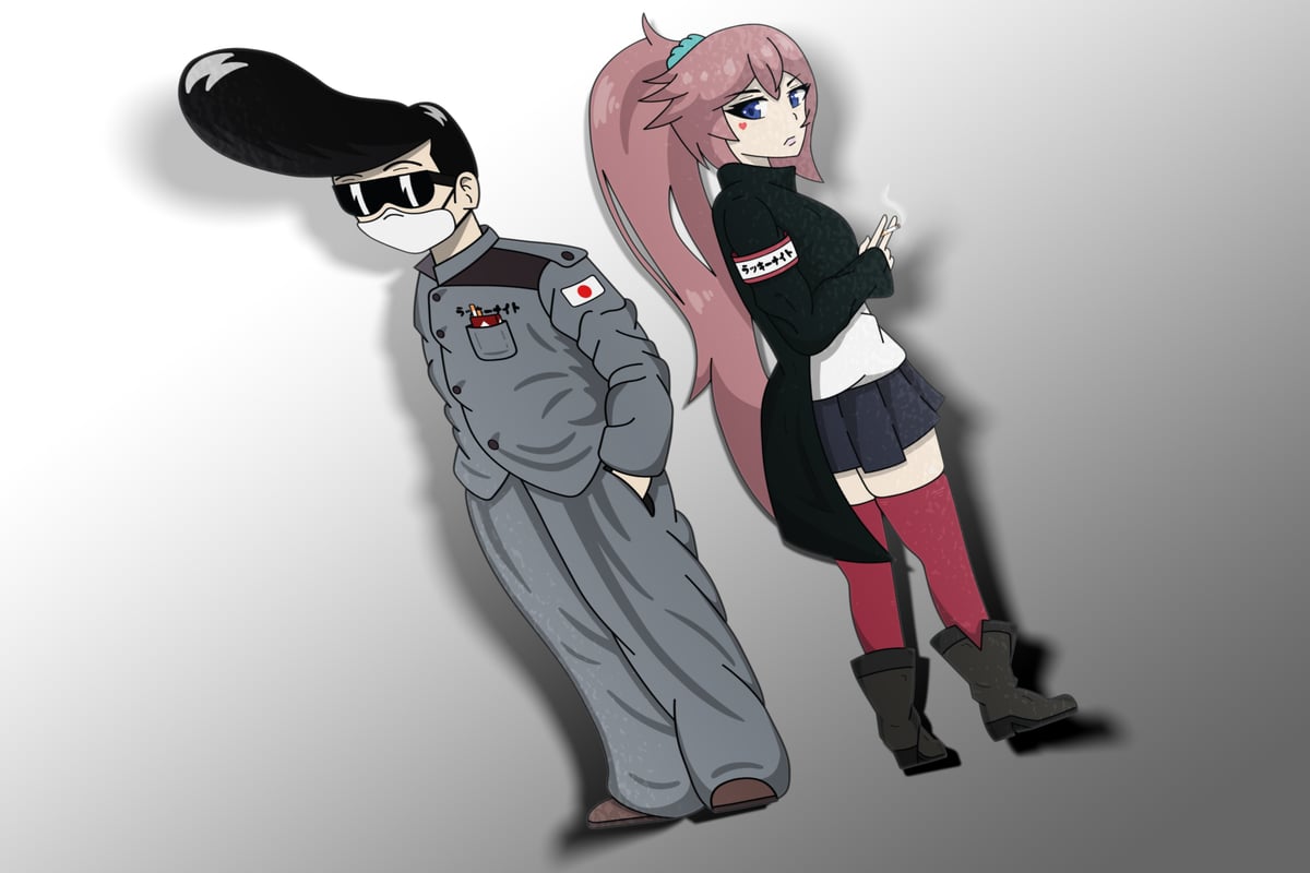 Kaname & Kumori Sticker Pack | Lucky Knight ラッキーナイト