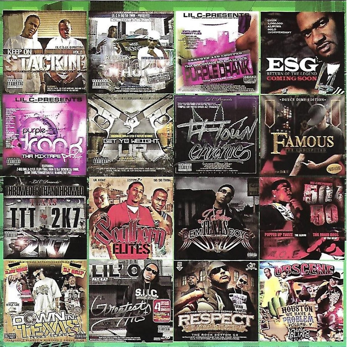 Lil C - Keep On Stackin (CD Catalog) | Rare Texas MixTapes