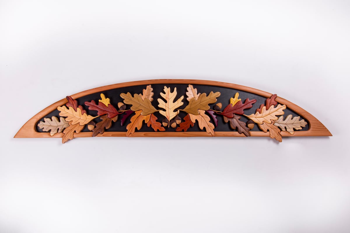 3 foot Oak Leaf Motif | Piece by Piece Intarsia