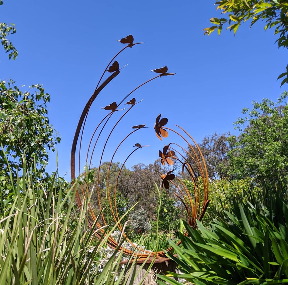 Seed Pod Sculpture ★ | Weathered Garden Art