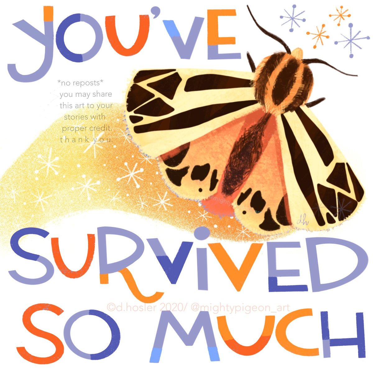 Happy Reminders 5x7 Archival Prints (5 designs) | mightyPigeon