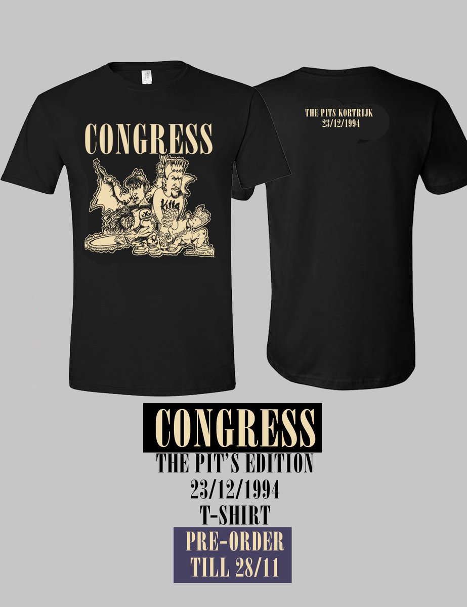 CONGRESS 'The pits edition 23/12/1994' T-shirt | FX7 RECORD SHOP