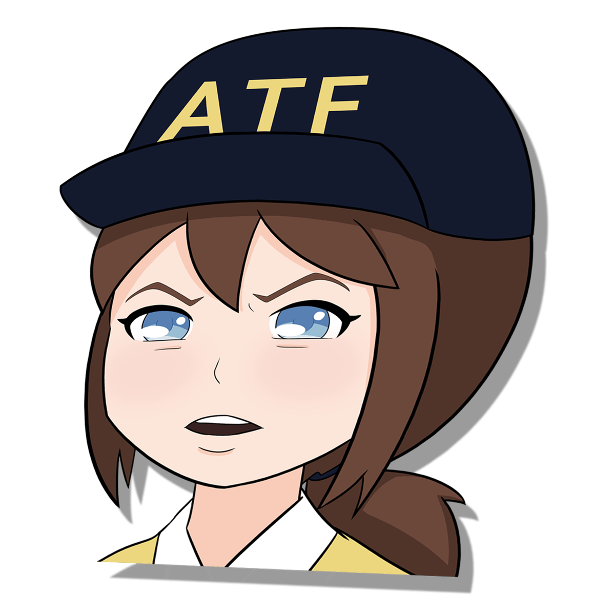 ATF-Chan Vinyl Sticker | KinoKreations