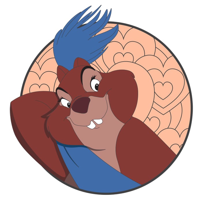 Granny Squirrel Profile | Archimedes Pin Design