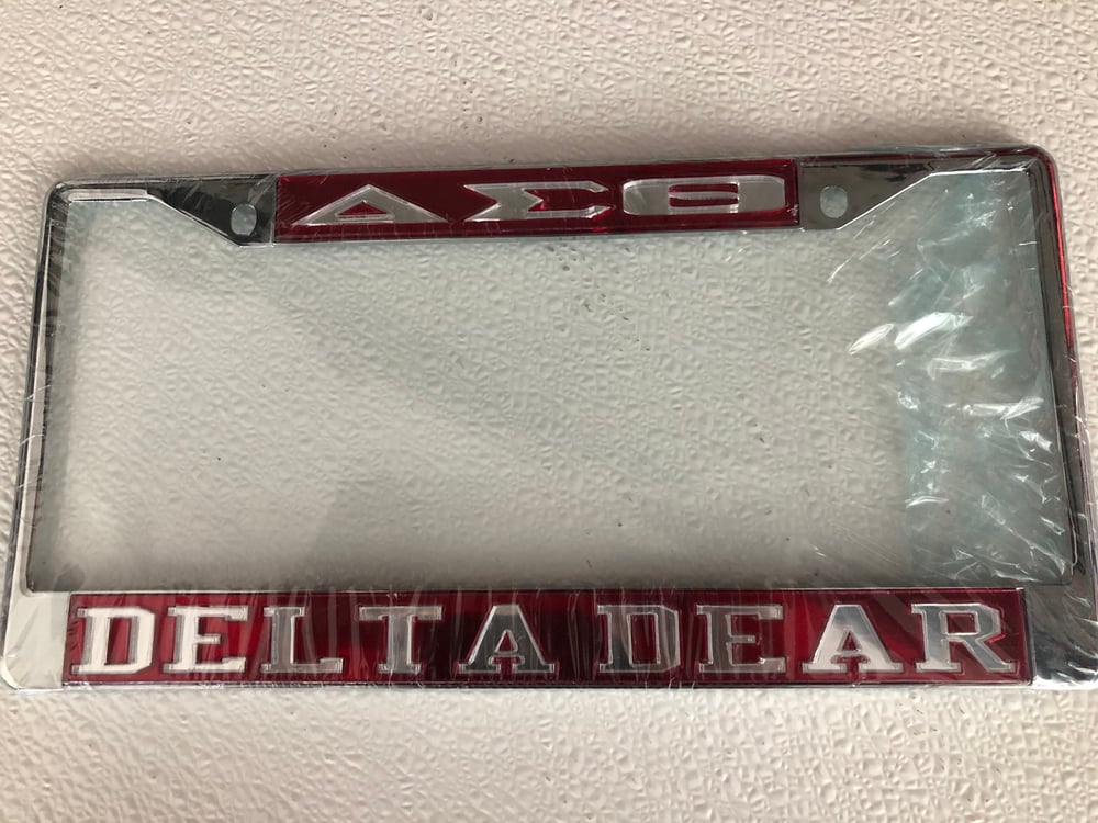 DST LICENSE PLATE FRAMES | Sorority Girl