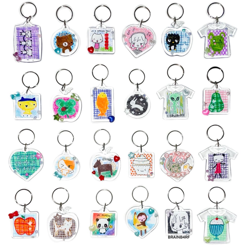 doodle keychains | brain barf