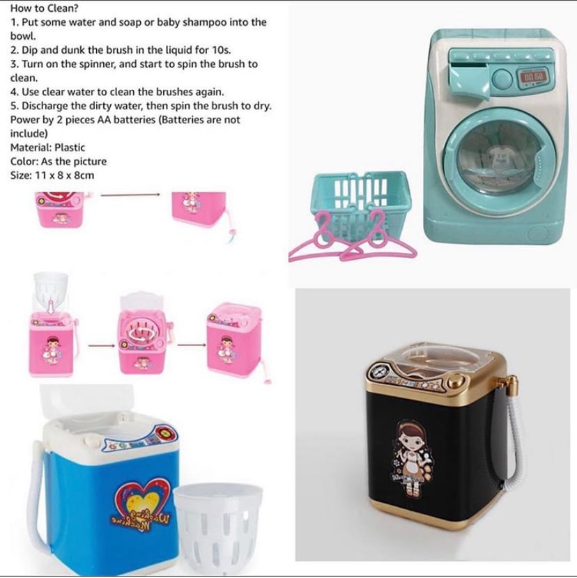 Eye lash/makeup brush beauty washing machine | itscarnivalsomewhere