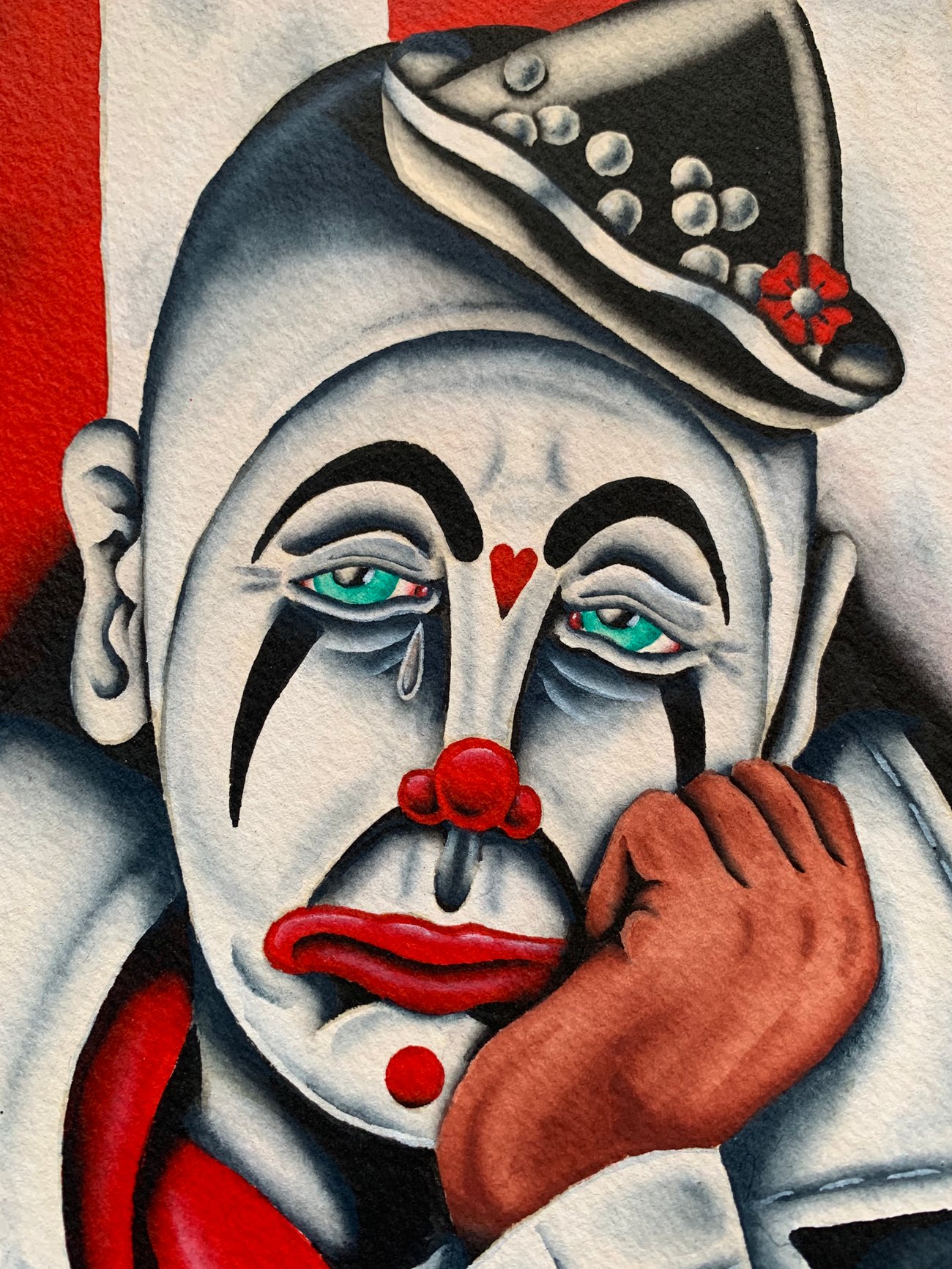 Sad Clown 11 x 14 | Hellsgnaw