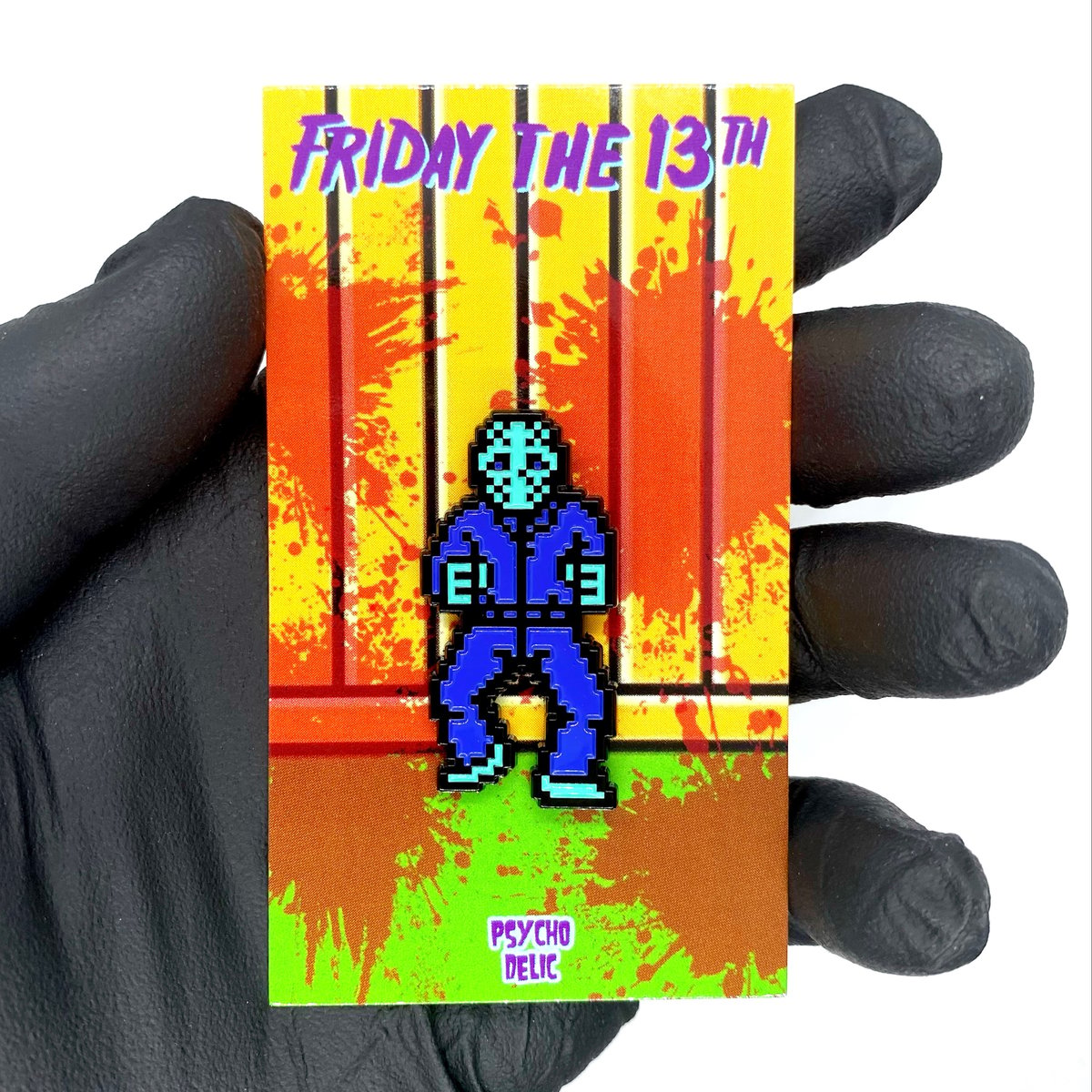8-Bit Jason (Enamel Pin) | Psychodelic Company