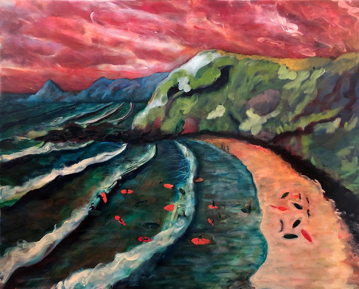 YCW beach | Mick Turner Art Store