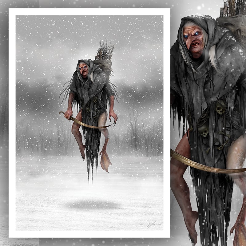 PERCHTA 12" x 17" Signed Print | Mister Sam Shearon