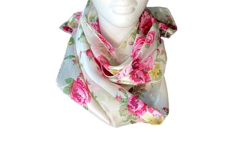 Rose Print Scarf | Crowned By Insuriah