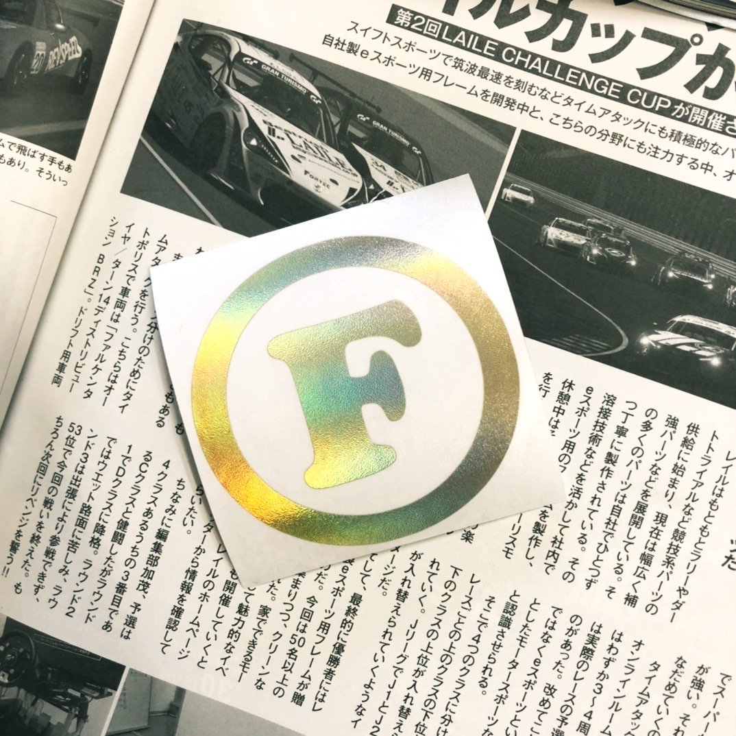 Circle F Logo Vinyl Decal | FEELS.jp