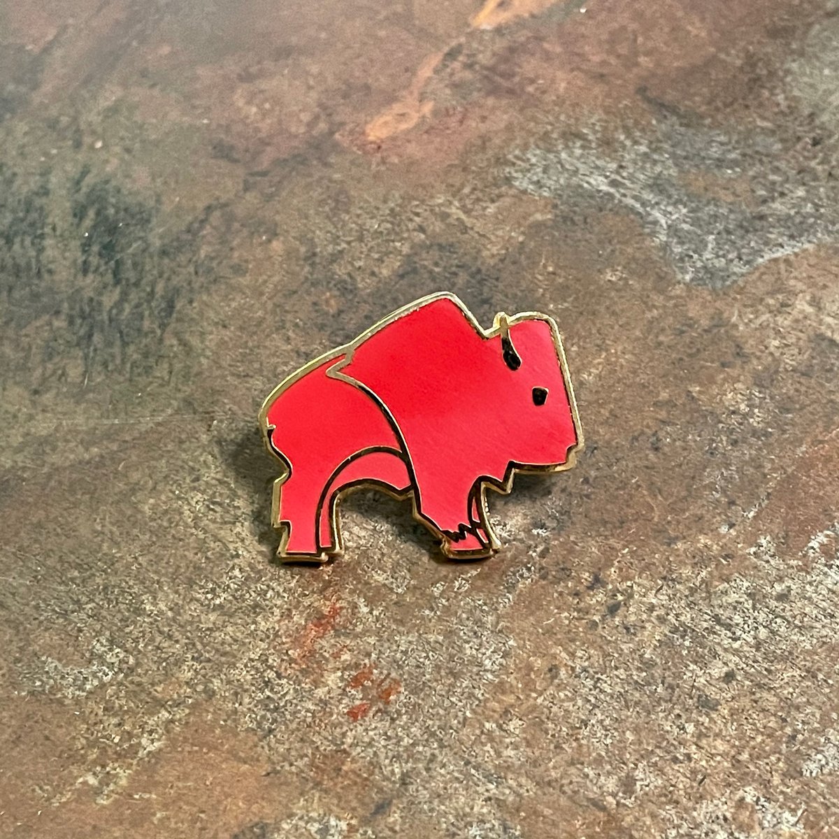 Bison Pin - Red Rust | Bison Bison Supply