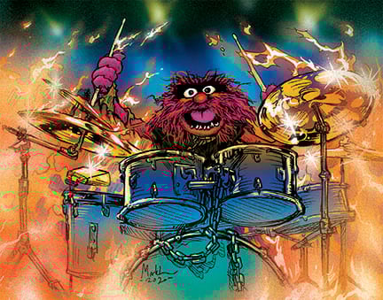 Rock muppet | markloneart