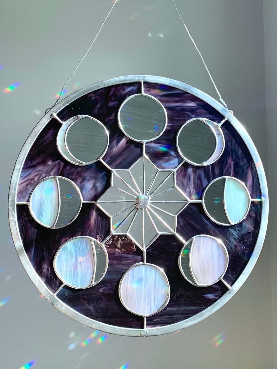 Moon Phase Panel | Colorshow Glassworks