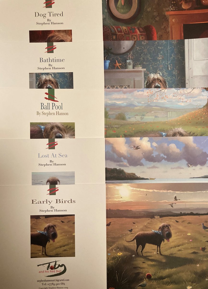 Pack No.2, Toby Art Cards | Stephen Hanson Art