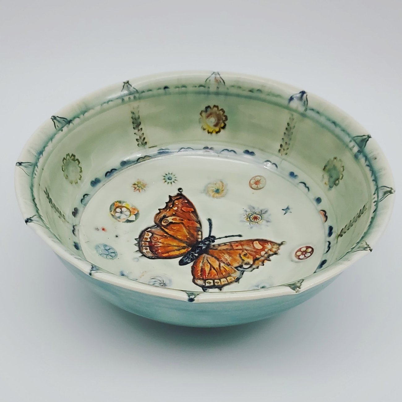 Monarch Butterfly Porcelain Bowl | Janis Cutler Gear