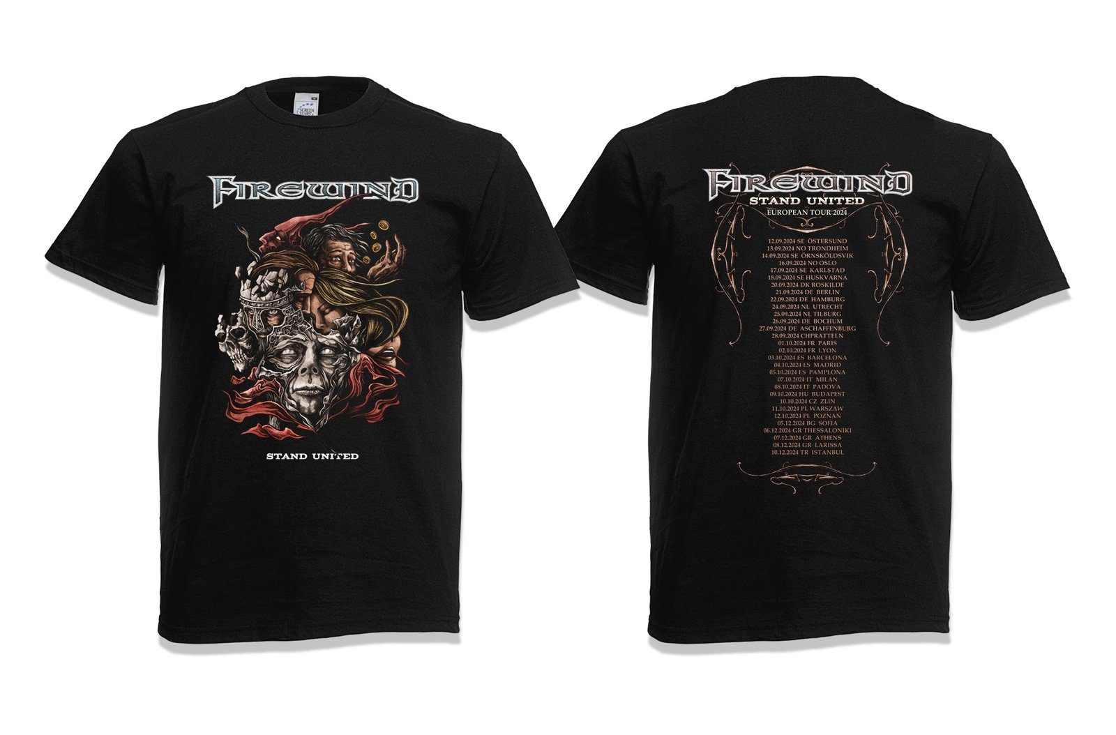 FIREWIND - Stand United Tourshirt | Gus G & Firewind Merch Shop