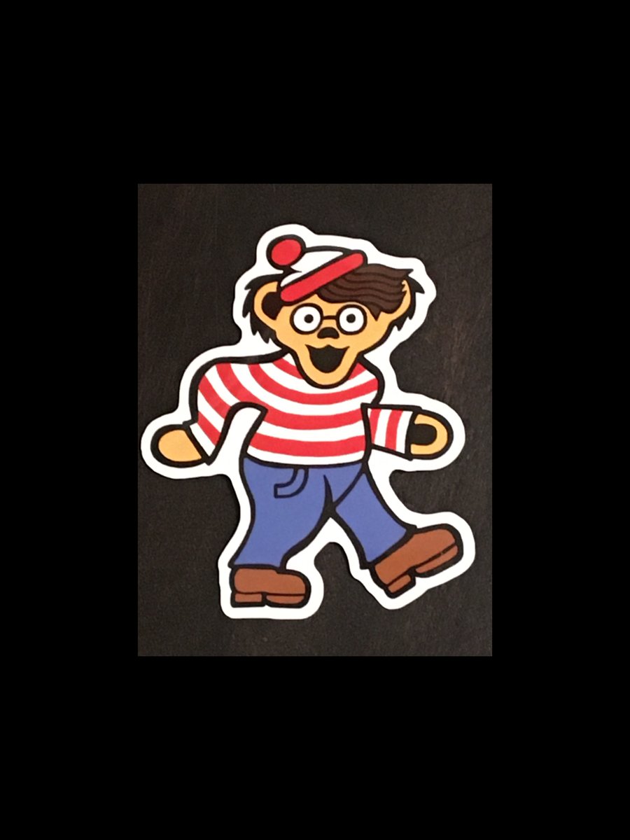 Where’s Waldo Bear Sticker | Bear Cartel