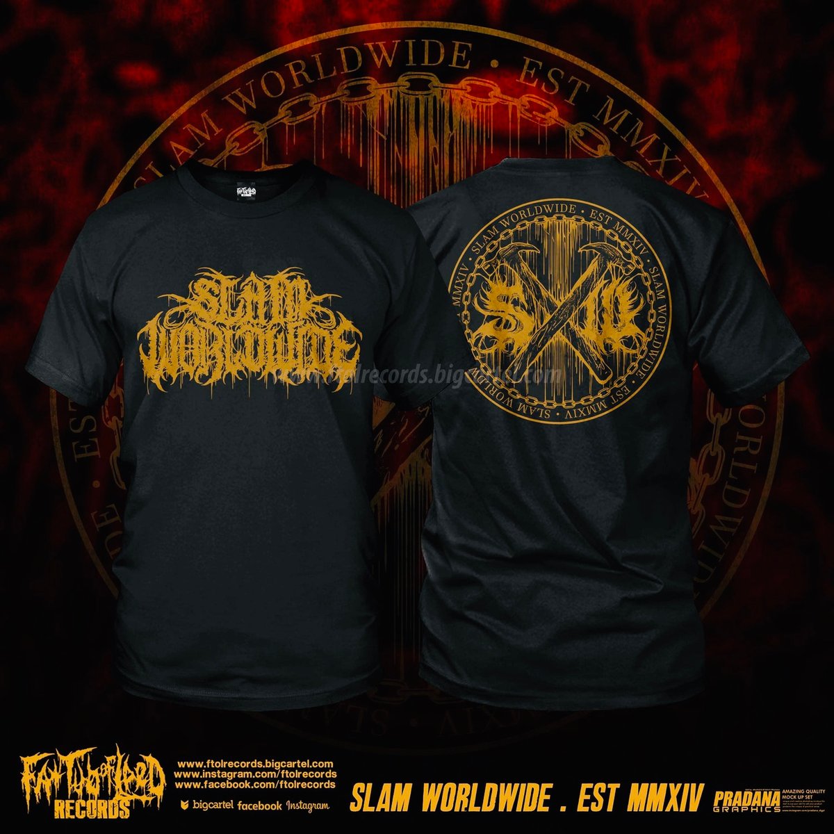 Slam Worldwide-Gold Logo | Gorehog Merchandise