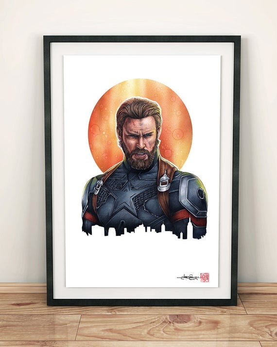 Captain America Avengers Infinity War | Art of Supershinobi