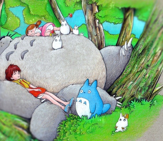 My Neighbour Totoro - Forest Scene | Art of Supershinobi