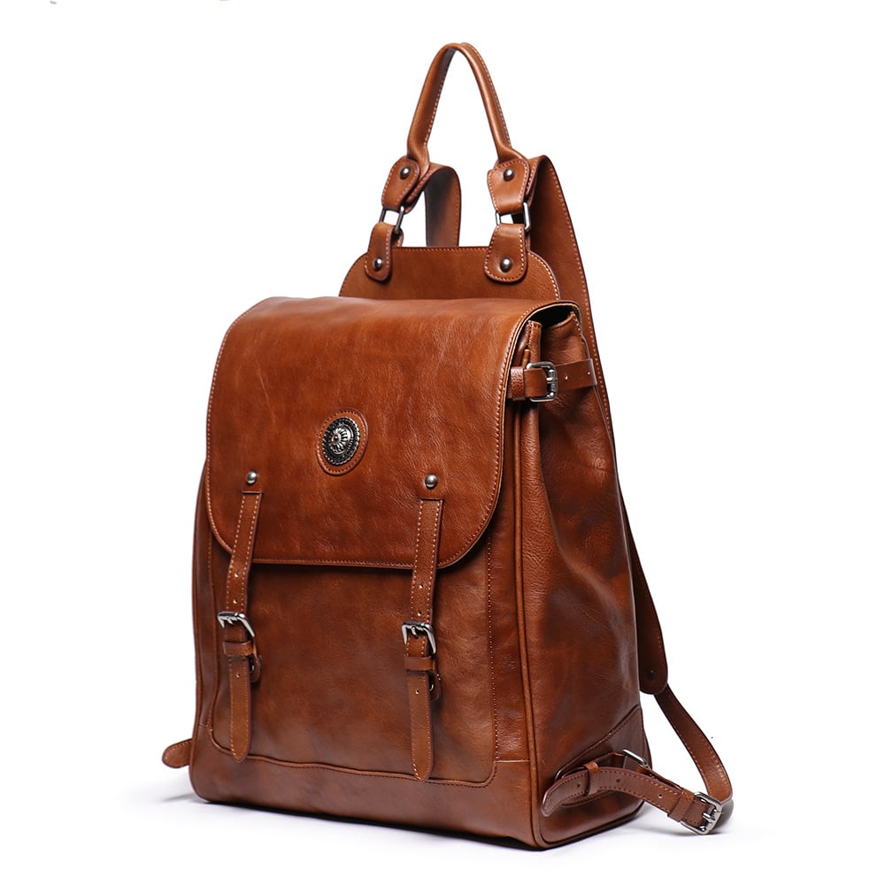 Handmade Full Grain Leather Backpack, Travel Backpack, Rucksack 9036 ... Handmade Full Grain Leather Backpack, Travel Backpack, Rucksack 9036 ...
