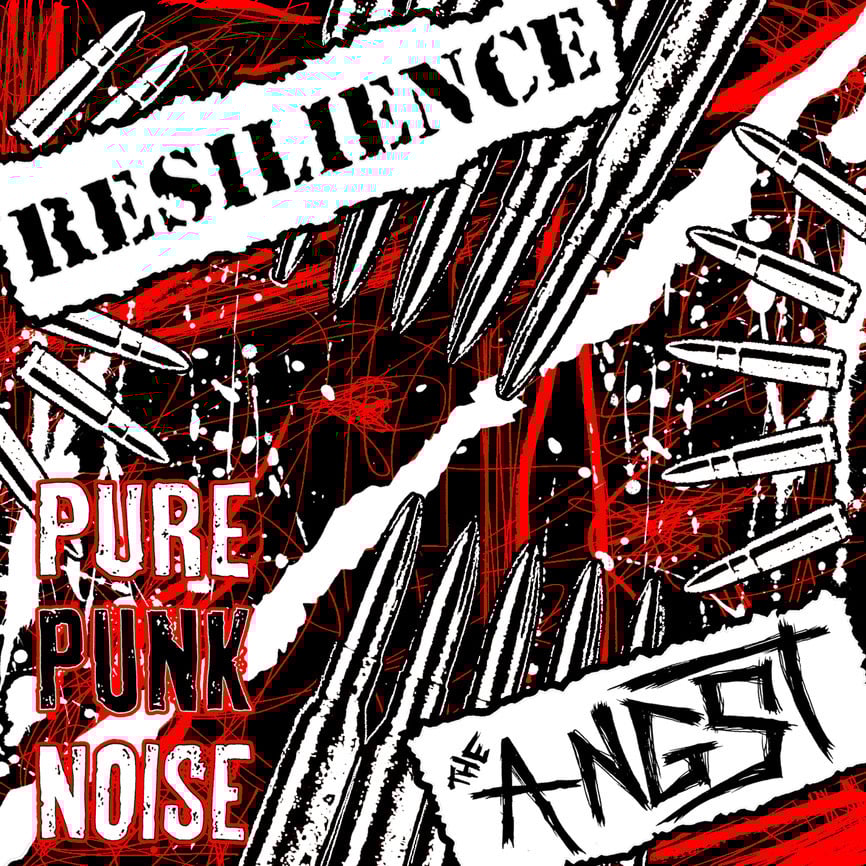THE ANGST — Pure Punk Noise Split CD w/ RESILIENCE