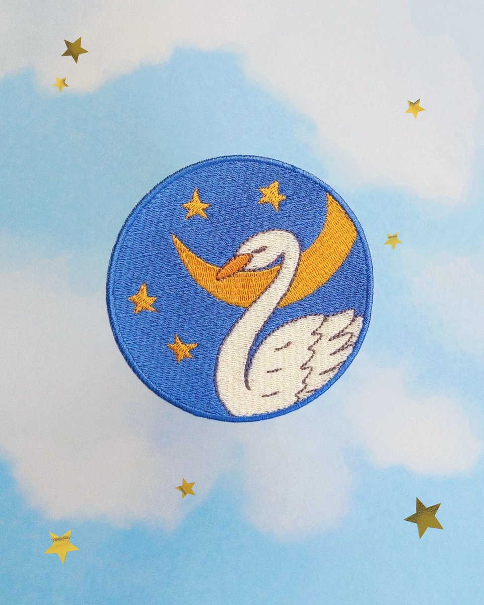 Swan Patch | Yellowstripeco