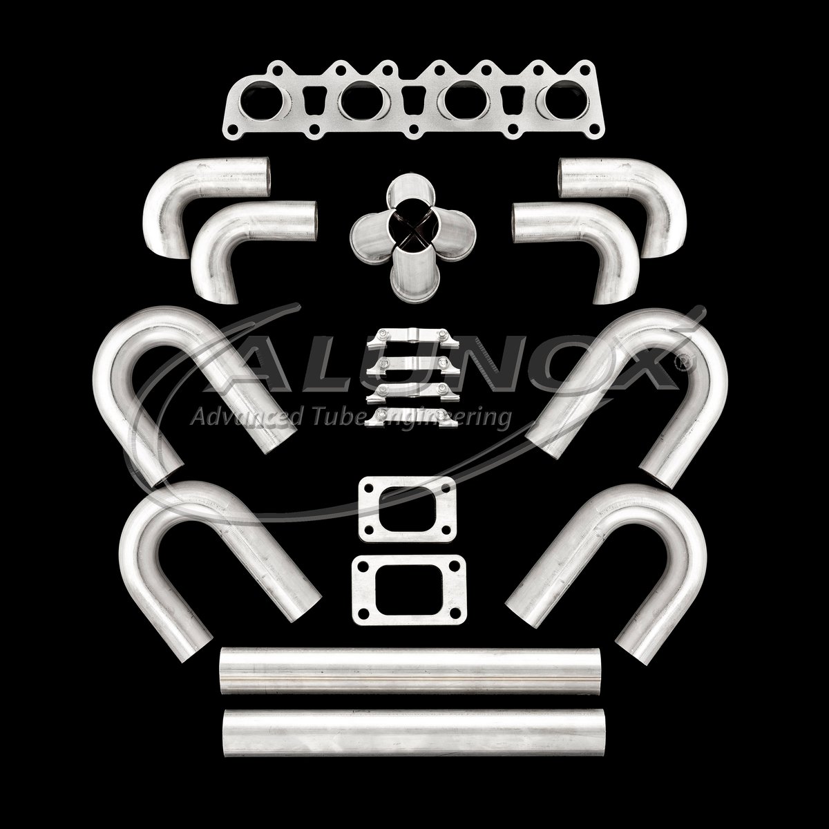 Vauxhall C20XE 4 into 1 Turbo Self Build Manifold Kit 321 | Alunox