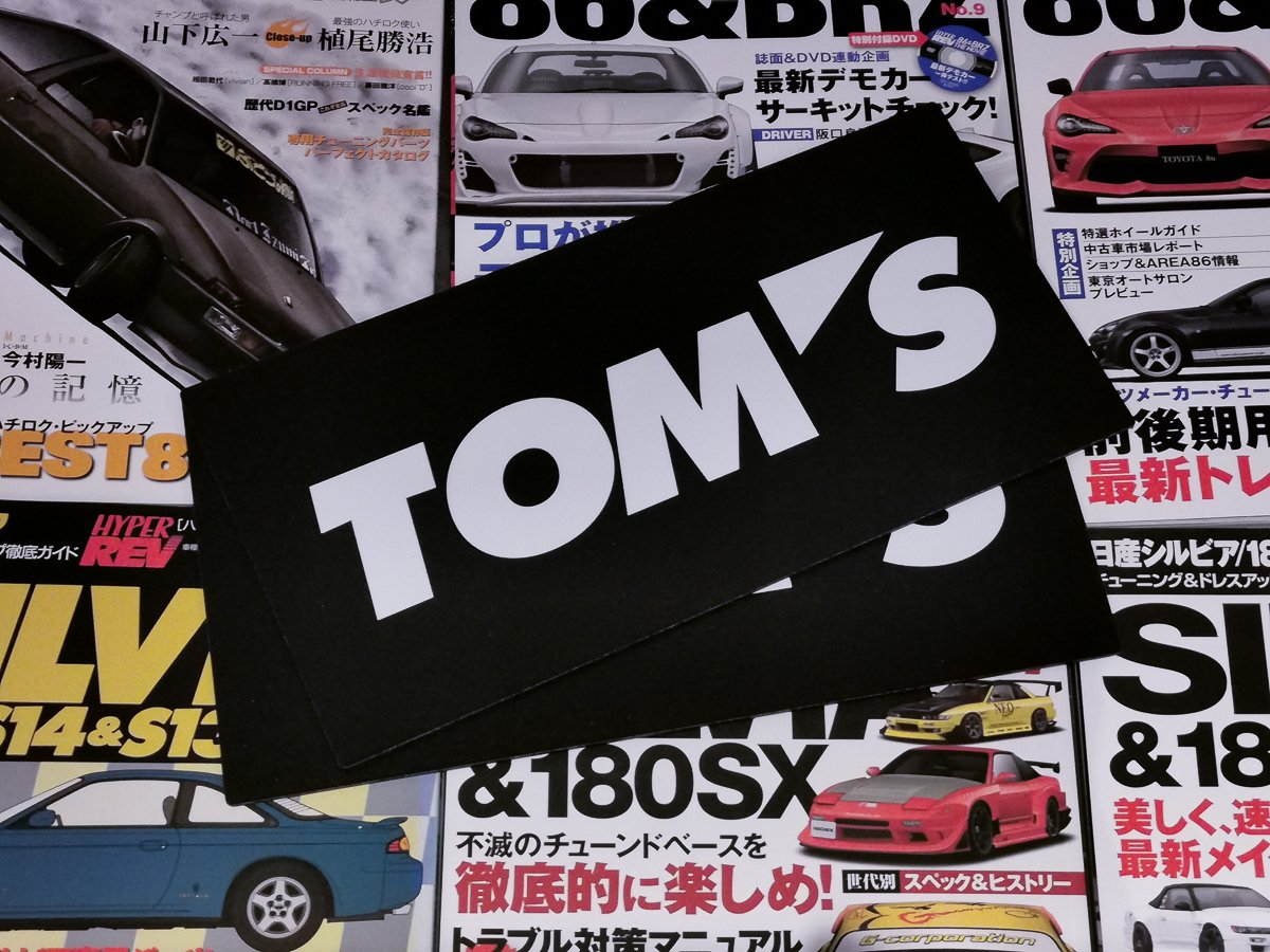 TOM'S License Plate | japanREVIVE