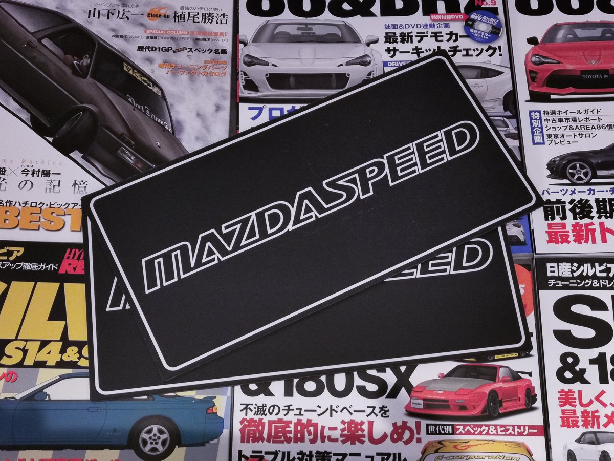 MAZDASPEED License Plate | japanREVIVE
