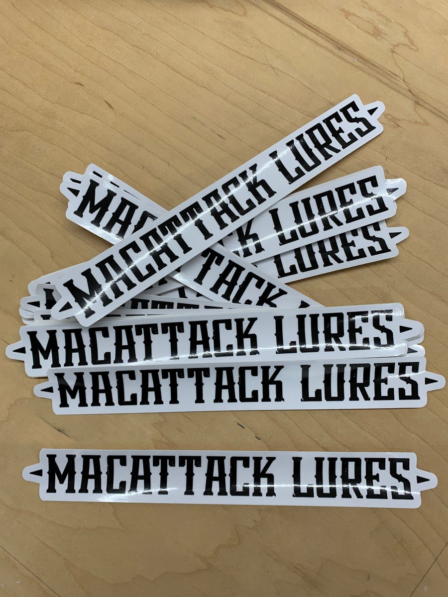10 inch Sticker | MACATTACK LURES