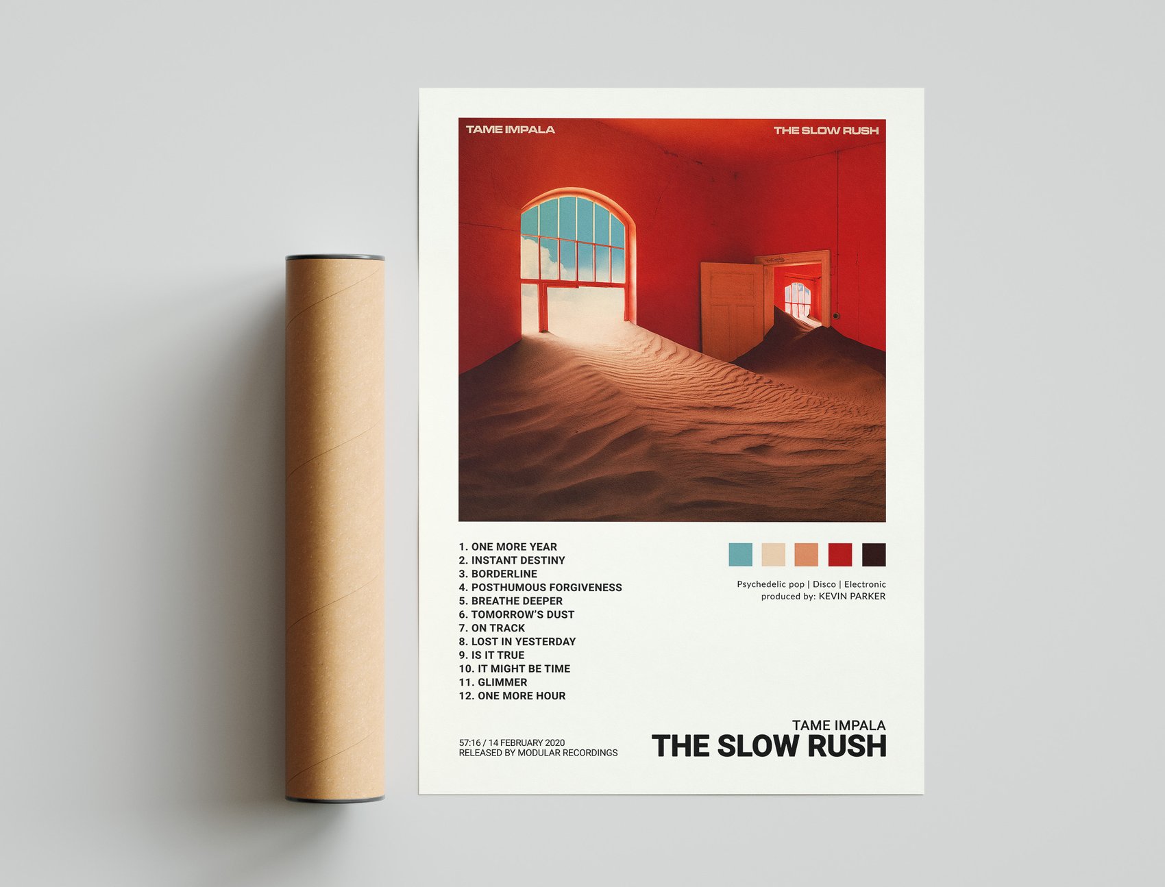 Tame Impala - The Slow Rush Album Cover Poster Print | Architeg Prints
