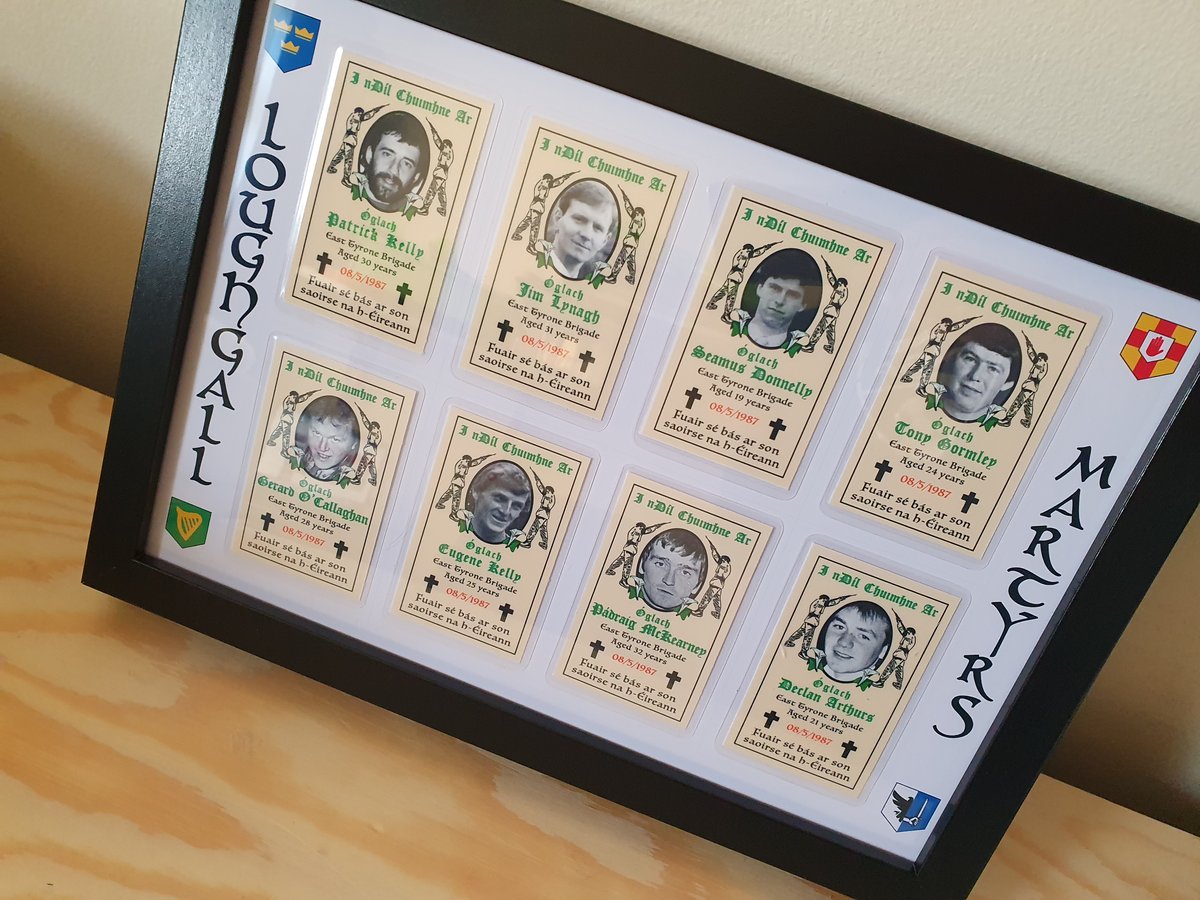 Loughgall Martyrs Framed Memorial Cards. | Proclamation Prints