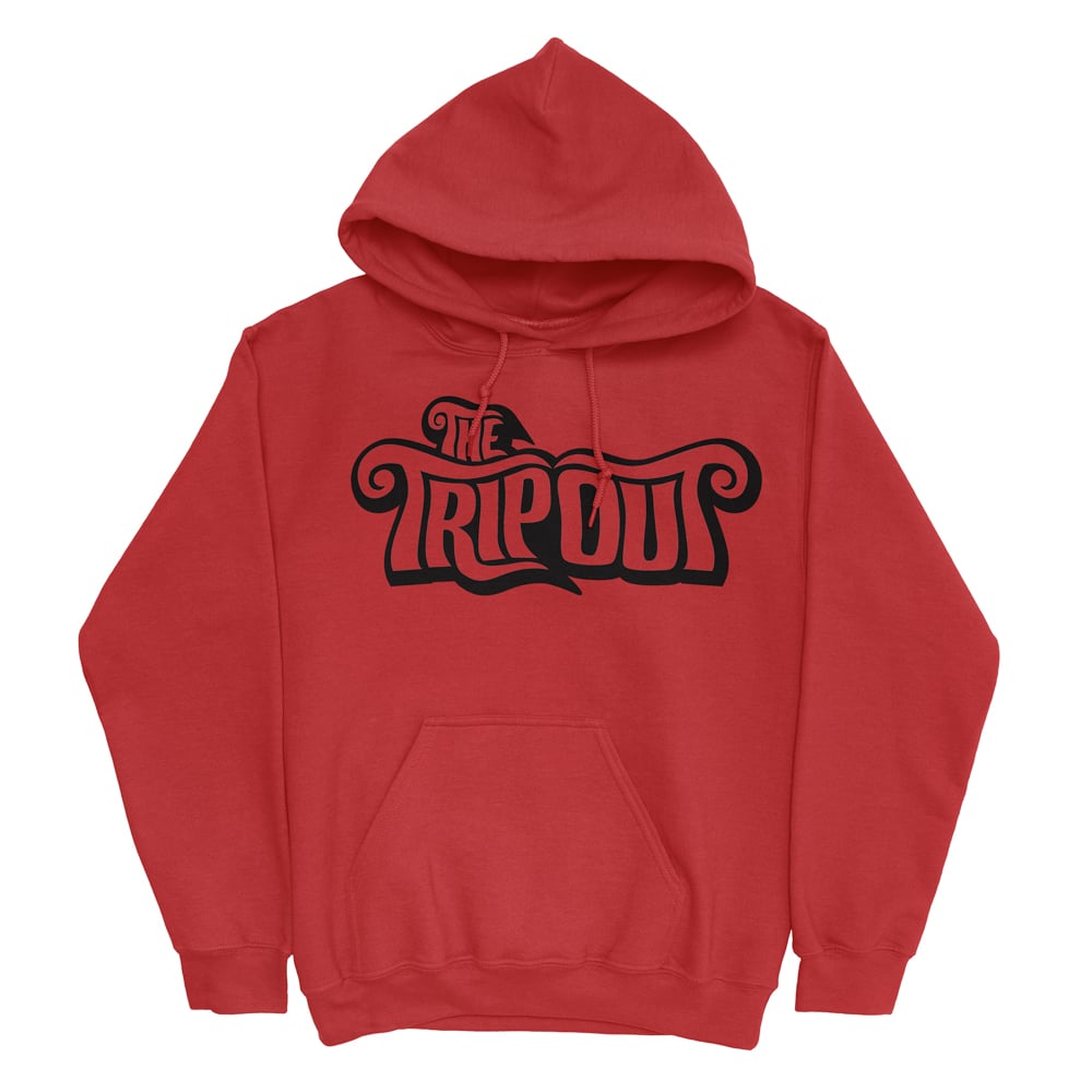 The Trip Out — Hoodie Trip Out TEXT Logo Red