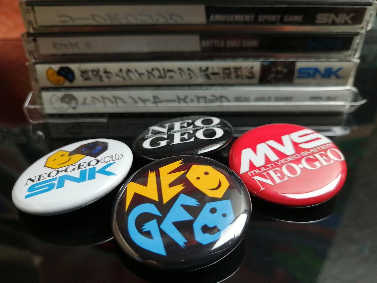 Neo Geo Button Pin Set | Sarumaru