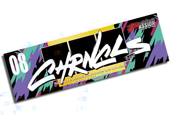 The Chronicles HKS Tribute Decal Ver II | CHRNCLS.com