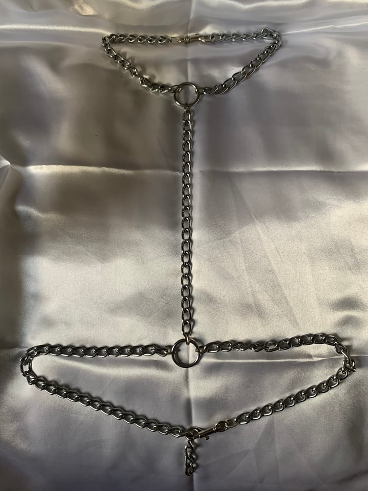 Barbed Wire Chain Harness | Occult Collection