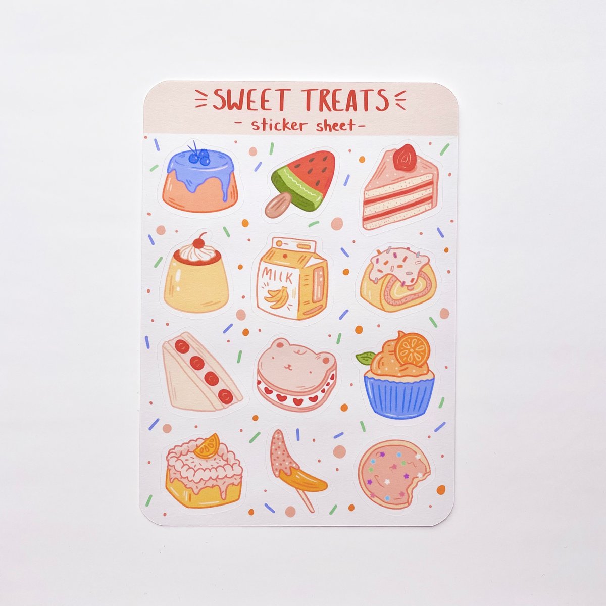 Sweet Treats Sticker Sheet | brookeillust