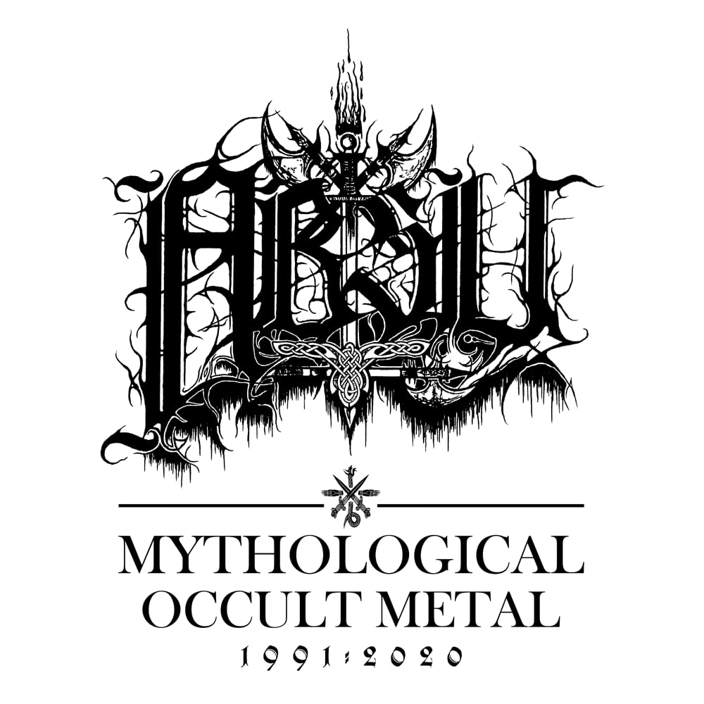 MAGUS - LOGO 1 (WHITE PRINT) | Black Montanas