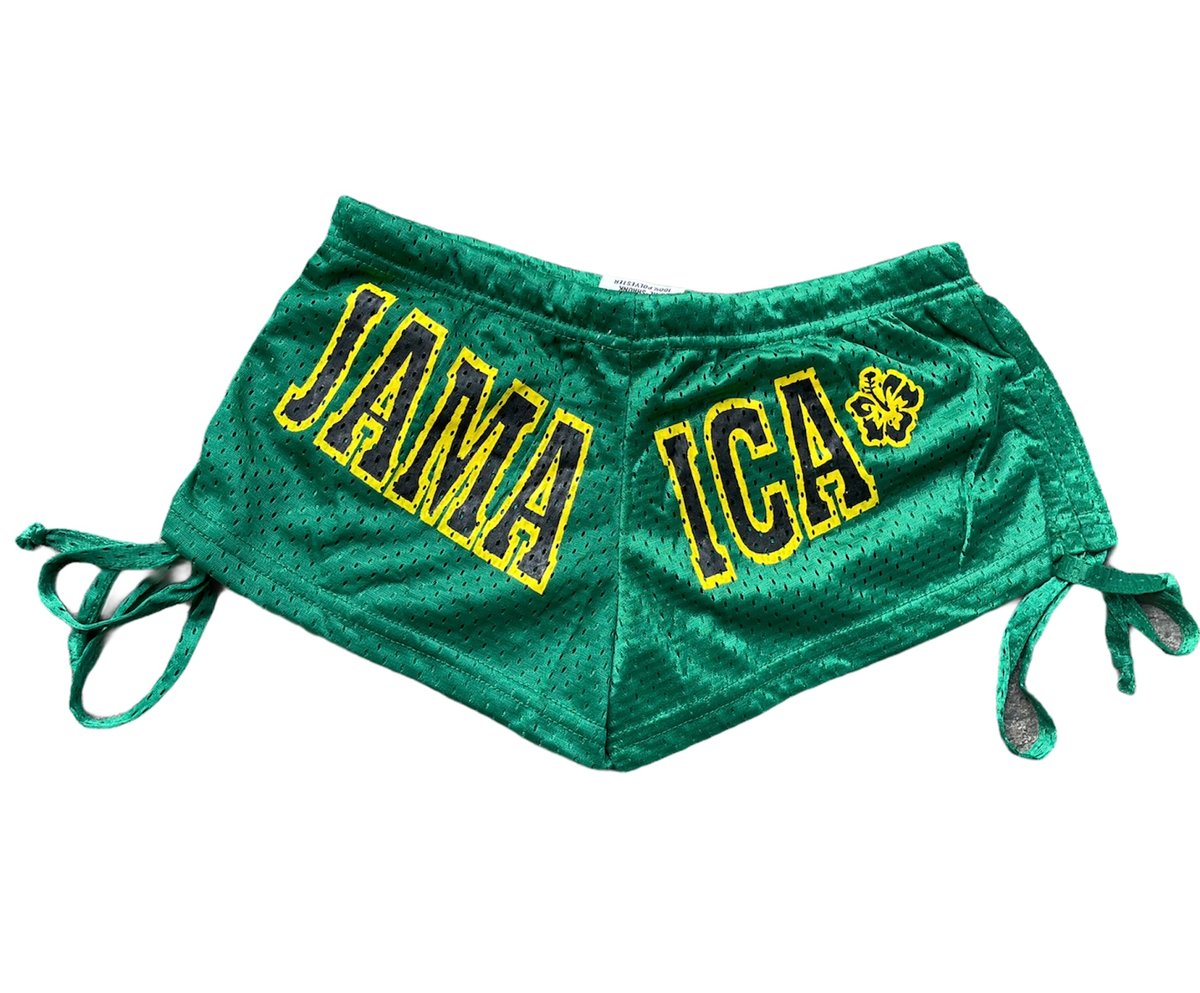 Jamaica Green Battyrider shorts | Everything Jamaica