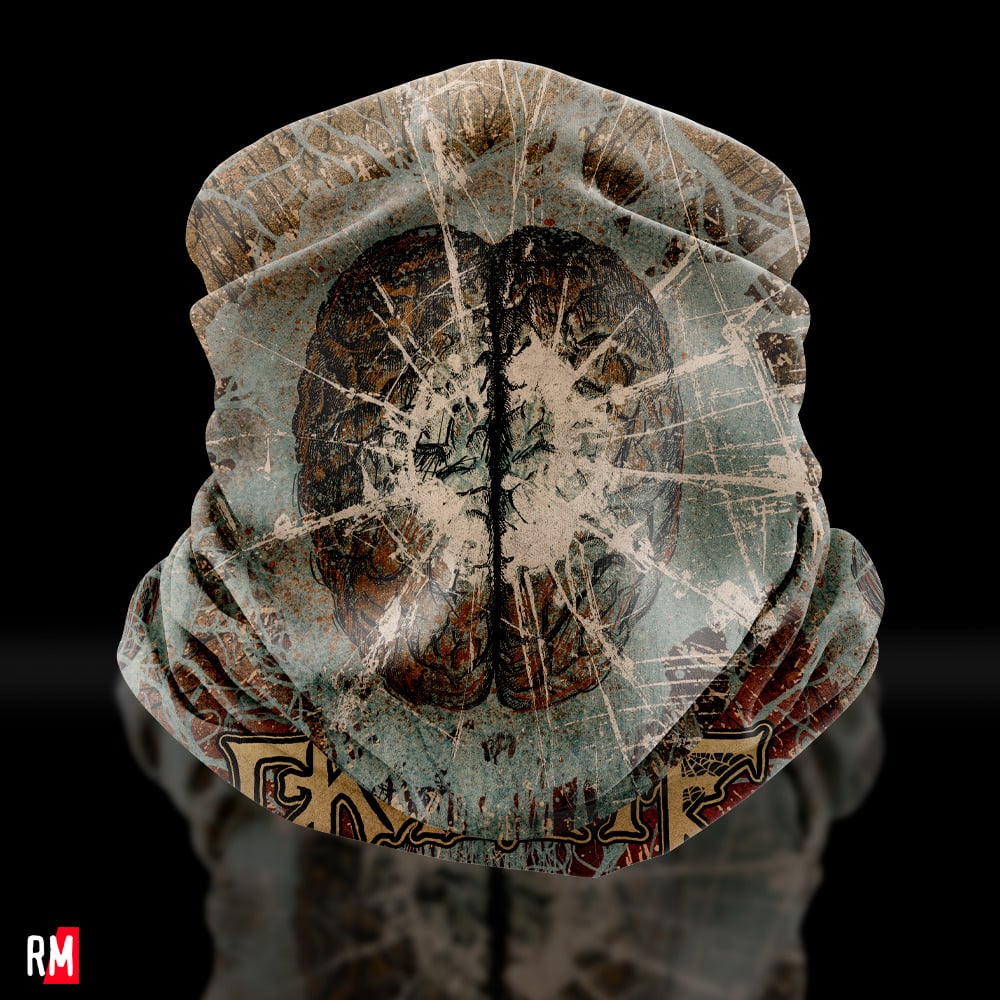 Gruesome Fragments Of Psyche face shield | ROCK MARK MERCH EUROPE