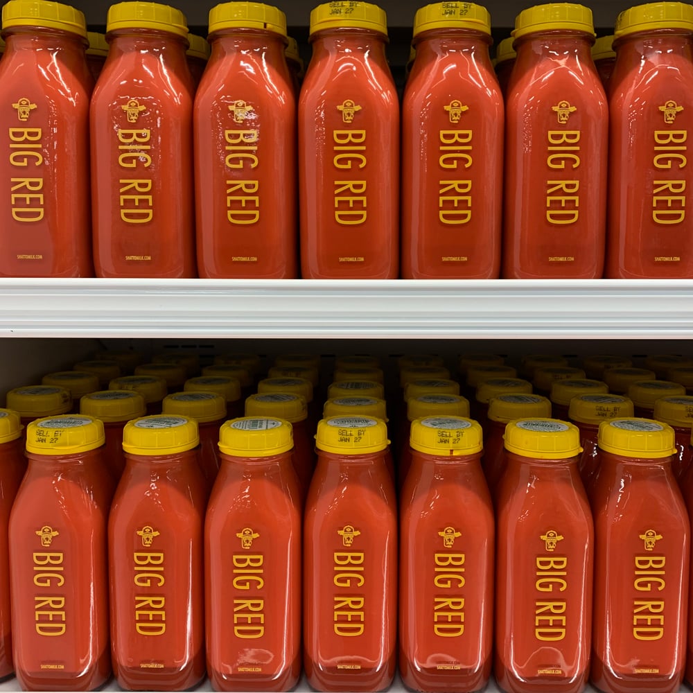 1 Empty collectors edition BIG RED bottle no lid | Shatto