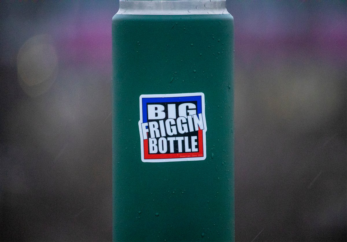 "Big Friggin Bottle" Sticker | Shooting Cars
