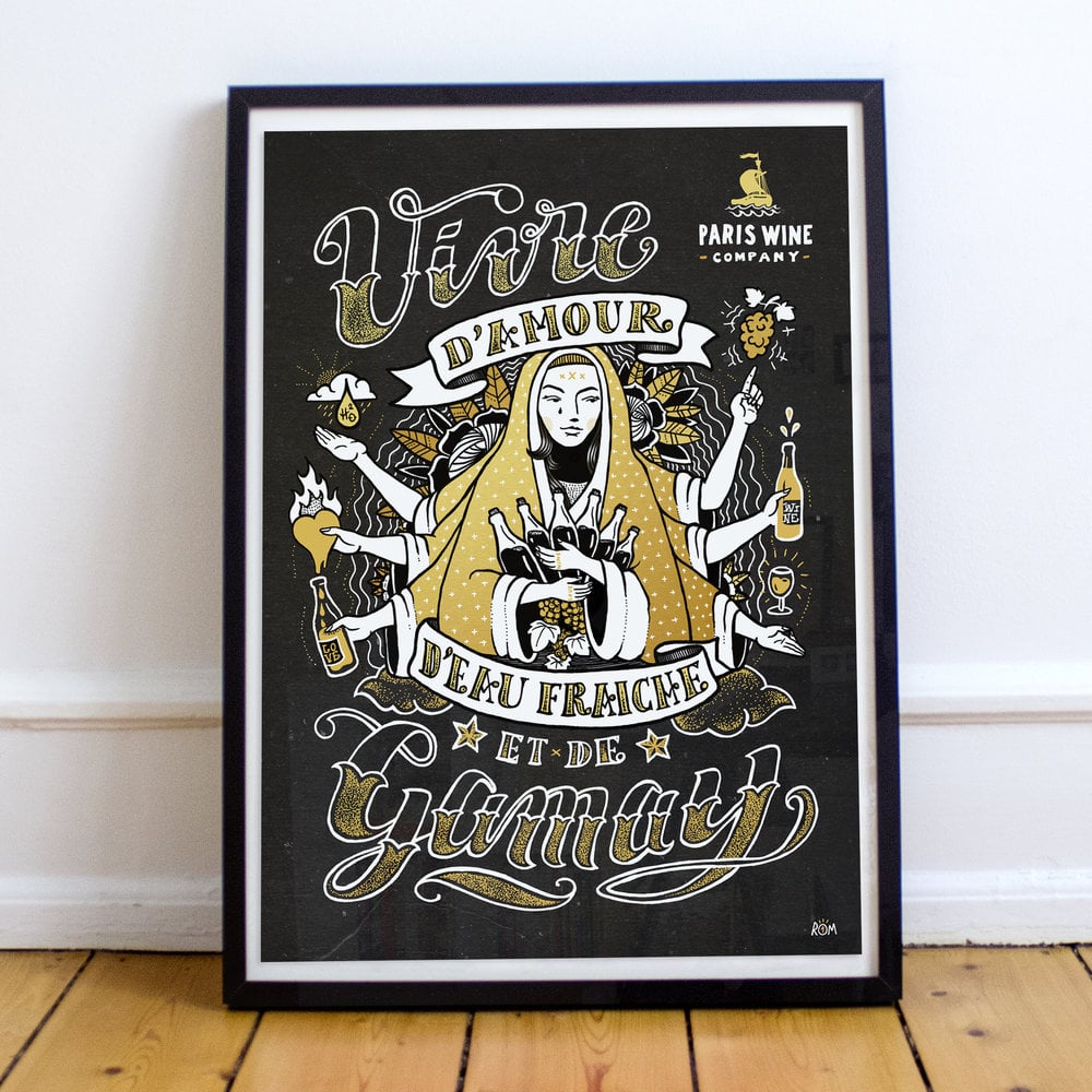 "All you need is Gamay" Poster | Paris Wine Company