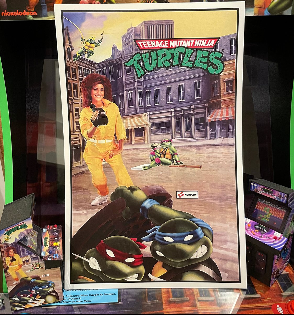 Classic Arcade Cabinet Print | TMNT_WIZ