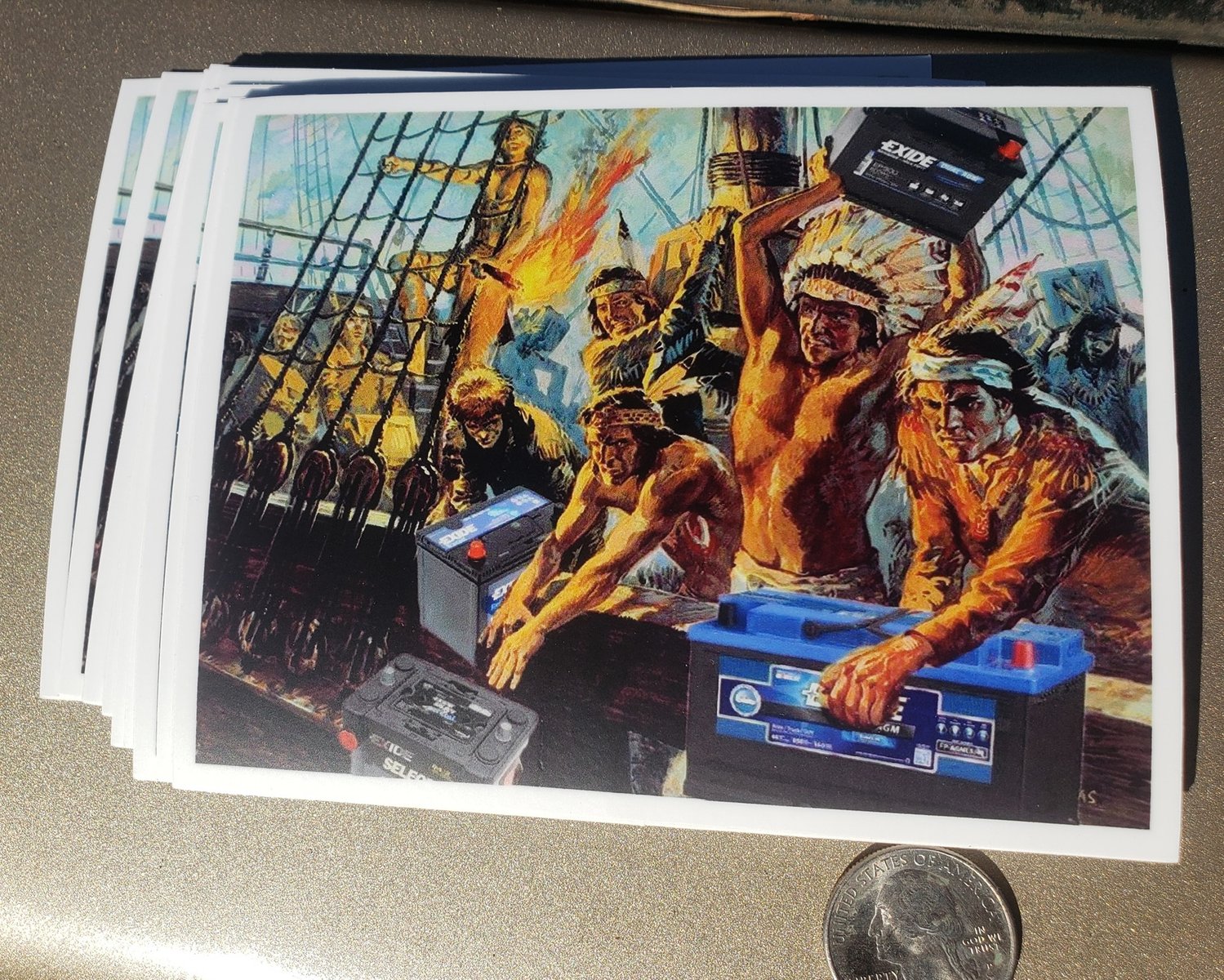 Boston Battery Party Sticker | Safe and Legal Thrills