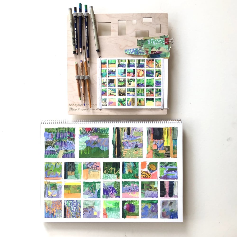 Mixed Media Thumbnail Sketching ONLINE | Tansy Hargan